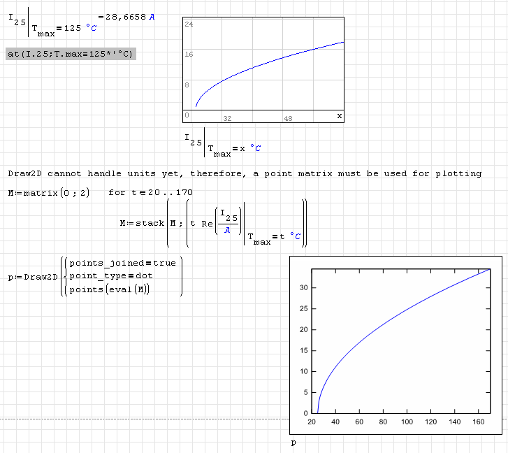 Plots with X-Y Plot with variable - SMath