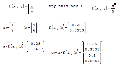 vectorize with function/procedure - SMath
