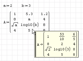 Matrices - SMath Studio Wiki