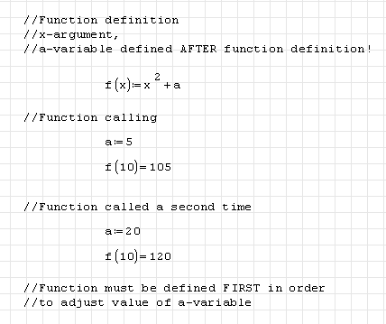 User functions - SMath Studio Wiki